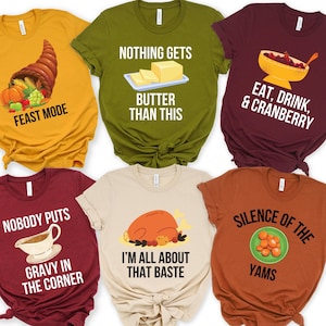 Thanksgiving Family Dinner Shirt, Thanksgiving Puns Shirt, Thanksgiving ...