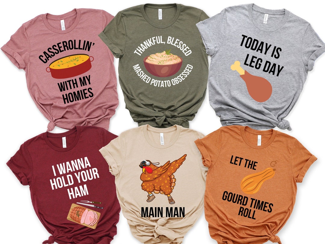 Thanksgiving Family Dinner Shirt, Thanksgiving Puns Shirt, Thanksgiving ...