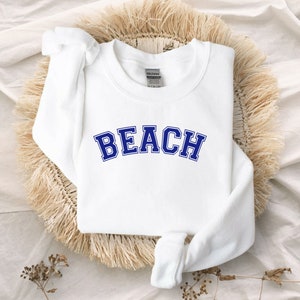 Beach Design Sweatshirt, Beach Vacation Sweatshirt, Cute Beach ...