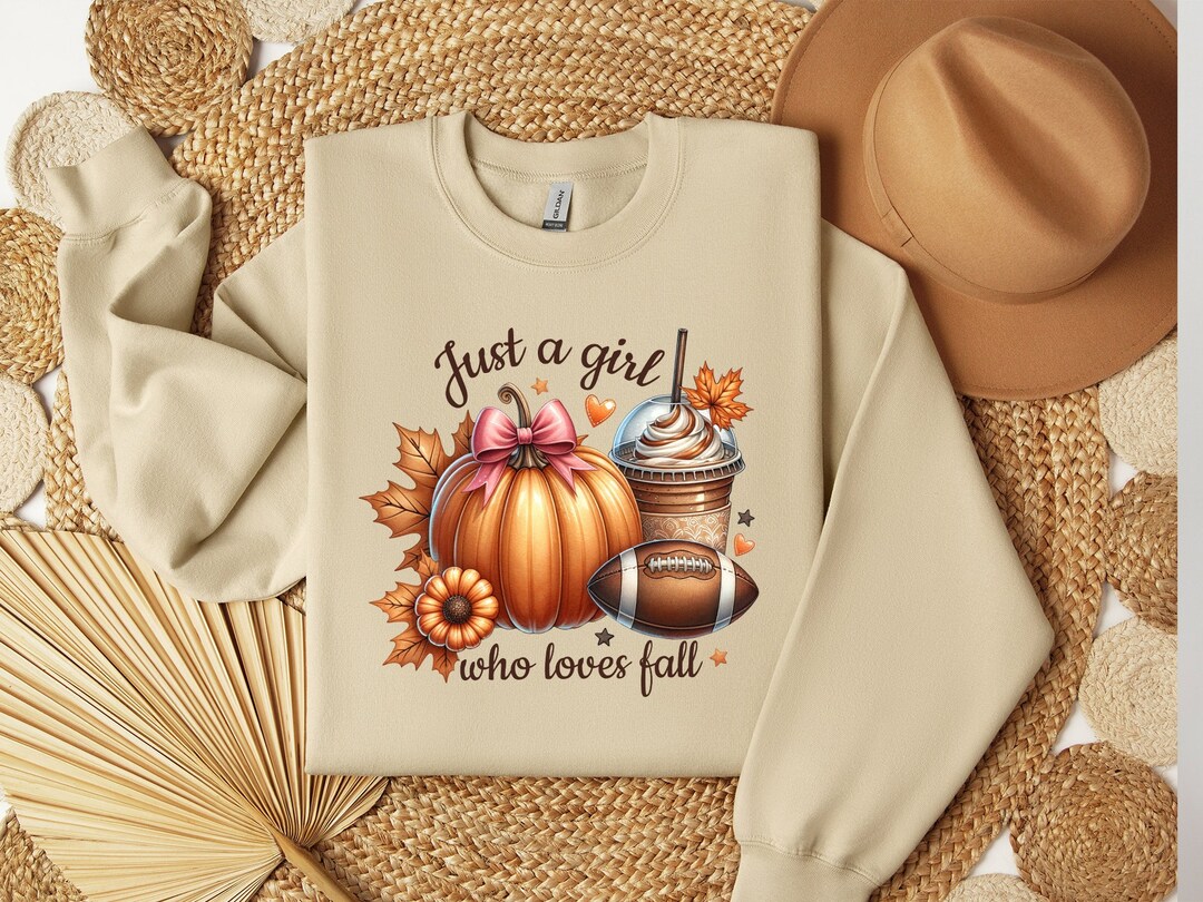 Just a Girl Who Loves Fall Sweatshirt, Pumpkin Shirt,hello Pumpkin ...