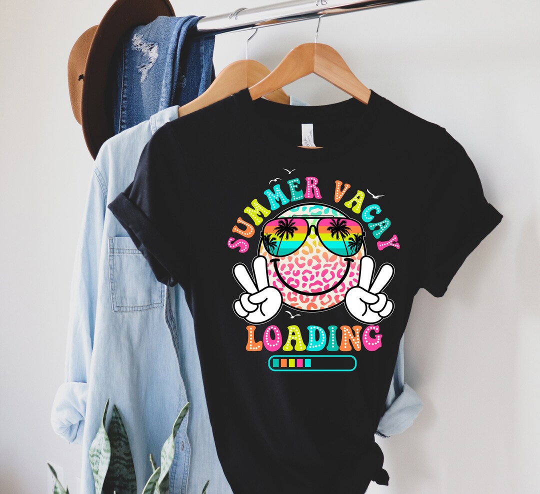 Summer Vacay Loading T Shirt, Summer Holiday Shirt,end of the School ...