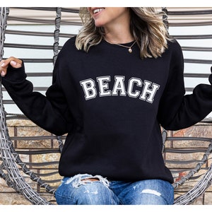 Beach Design Sweatshirt, Beach Vacation Sweatshirt, Cute Beach ...