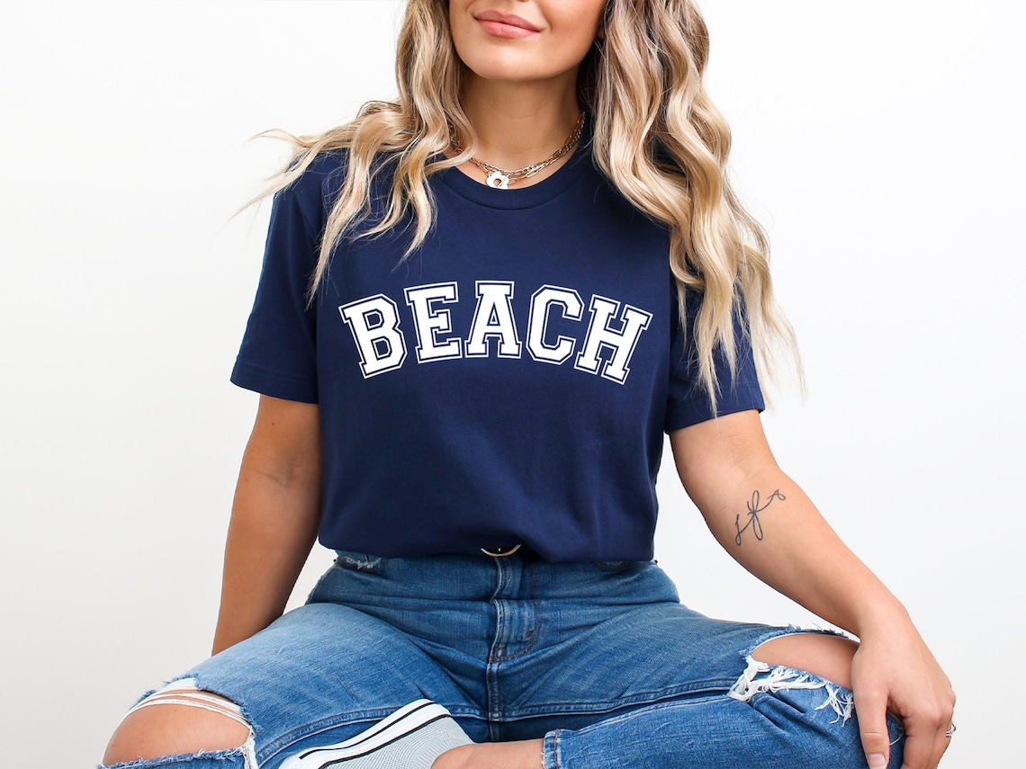Beach Design Shirt, Beach Vacation Sweatshirt, Cute Beach Sweatshirt ...