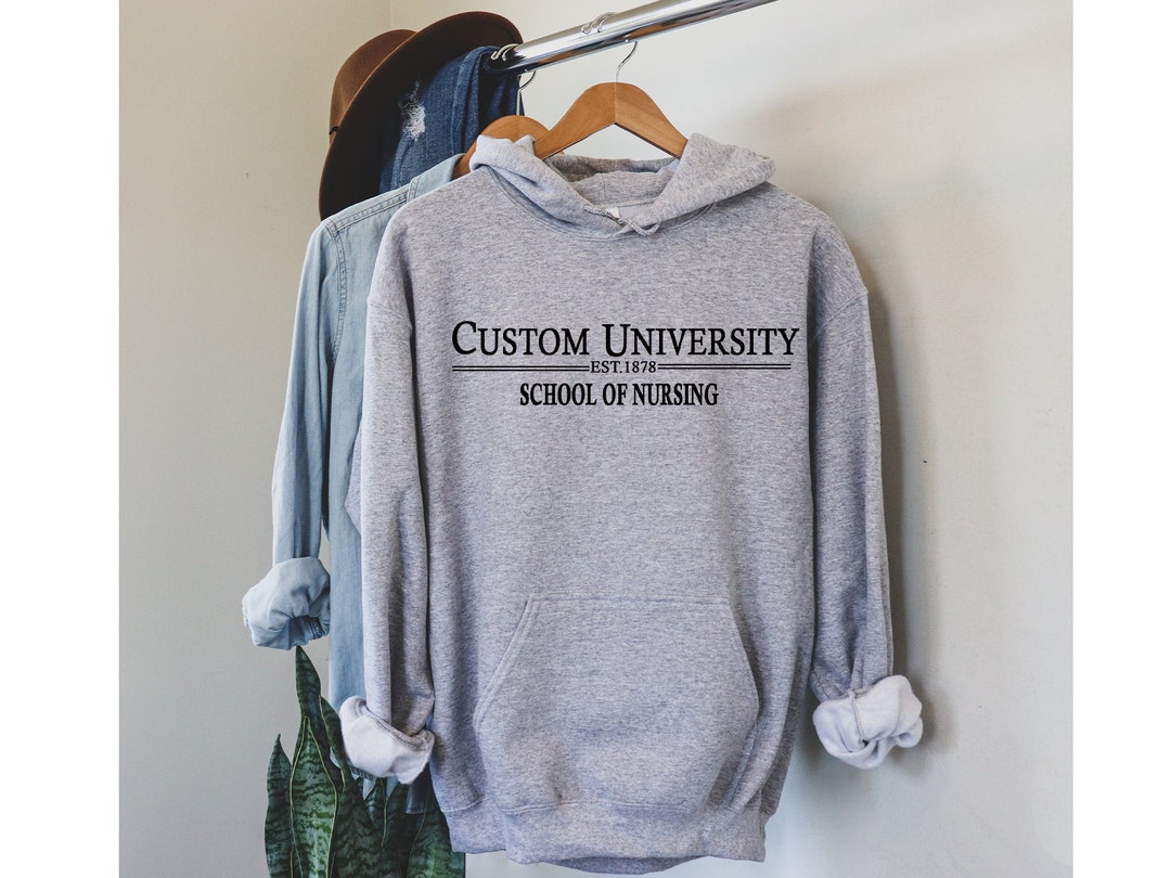 Custom University Sweatshirt, Custom College Sweatshirt, Personalized ...
