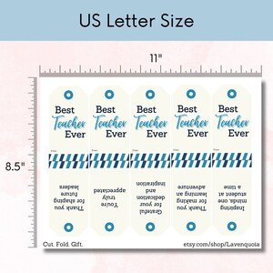 Teacher Appreciation Week Printable Gift Tag Bundle | Friends Teacher ...