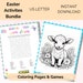 Easter Games Bundle | Printable Coloring Pages | Easter Activity ...