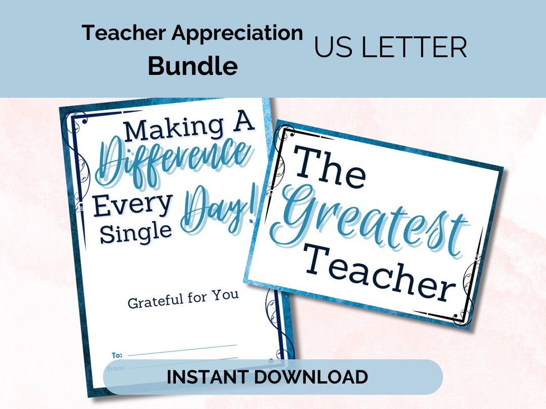 Teacher Appreciation Gift Bulk Printable | Appreciation Tags | Staff ...