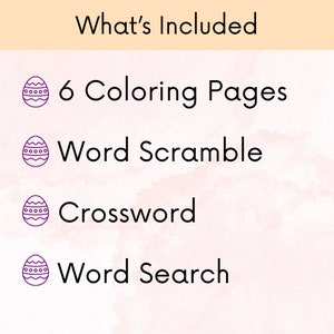 Easter Games Bundle | Printable Coloring Pages | Easter Activity ...