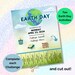 Earth Day Printable Poster, Tear off Activities, Challenges, Lessons ...