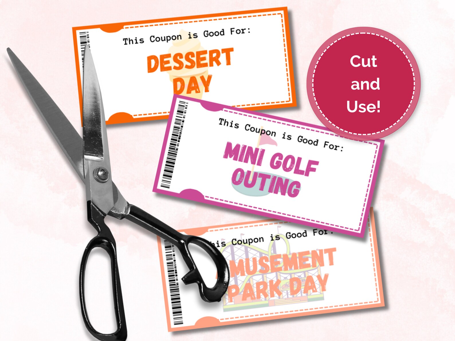 Kids Birthday Coupon Book, Printable Birthday Coupons for Kids, Happy ...