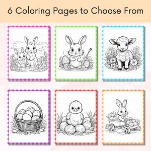 Easter Games Bundle | Printable Coloring Pages | Easter Activity ...