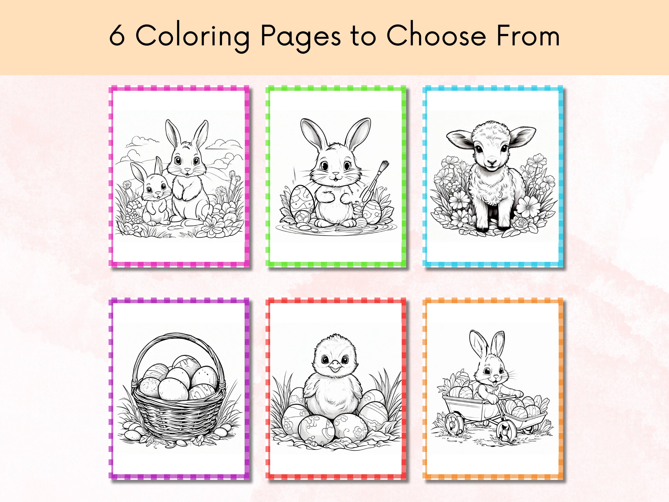 Easter Games Bundle | Printable Coloring Pages | Easter Activity ...