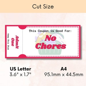 Kids Reward Coupons Digital Download Reward System for Kids Activities ...