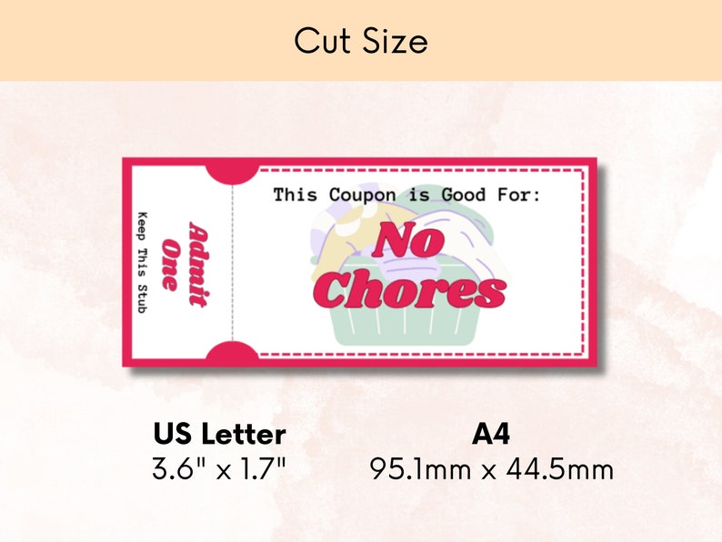 Kids Reward Coupons Digital Download Reward System for Kids Activities ...