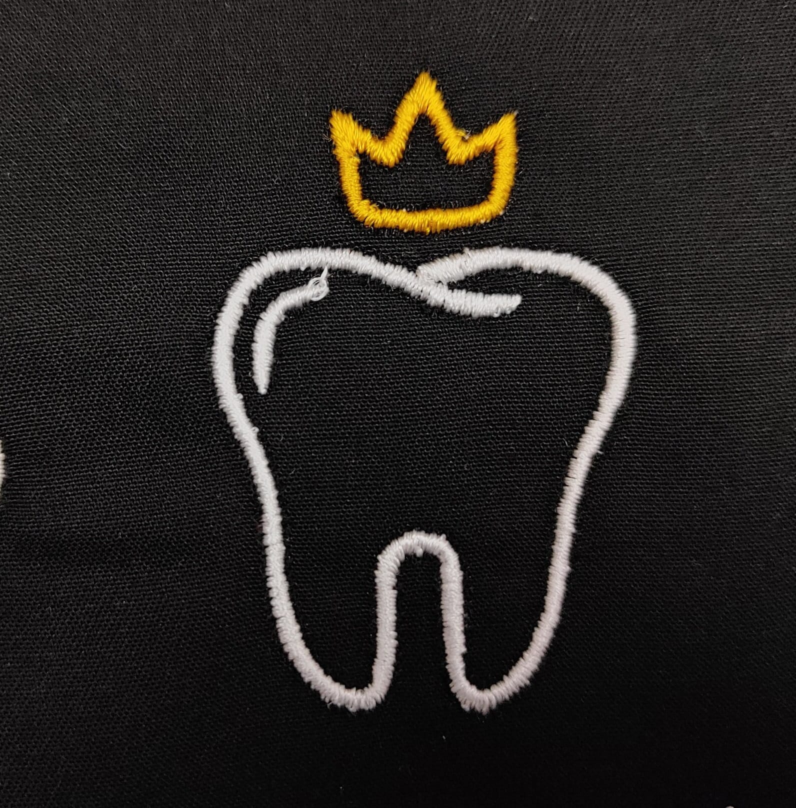Dental Embroidery Design, Tooth With Crown Embroidery Pattern - Designs ...