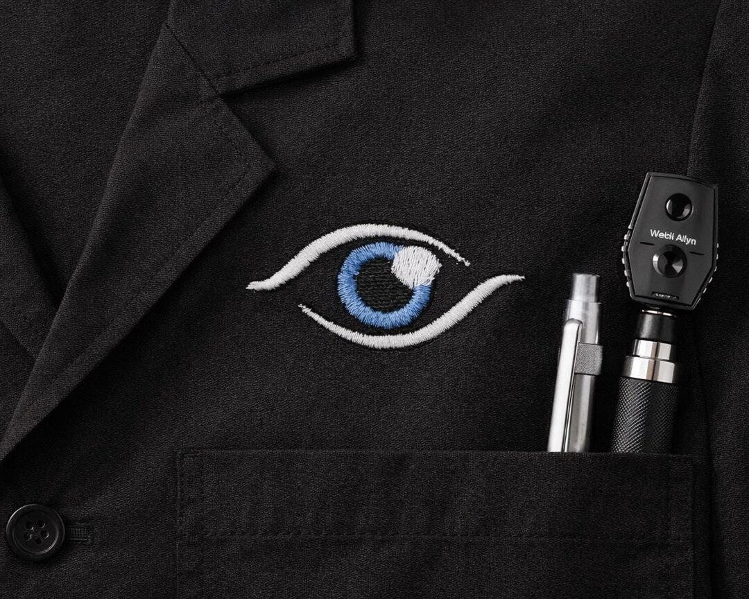 Eye Embroidery Design | Ophthalmology & Optometry Medical Embroidery ...