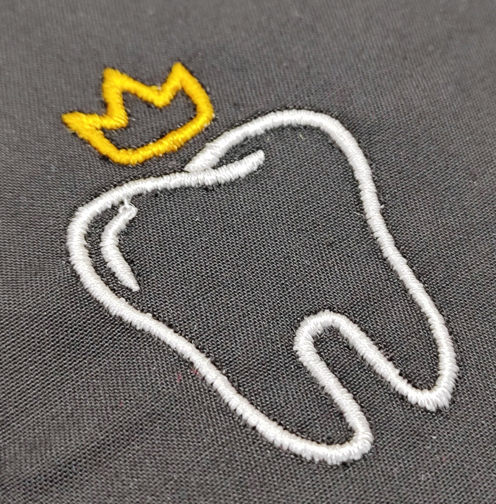 Dental Embroidery Design, Tooth With Crown Embroidery Pattern - Designs ...