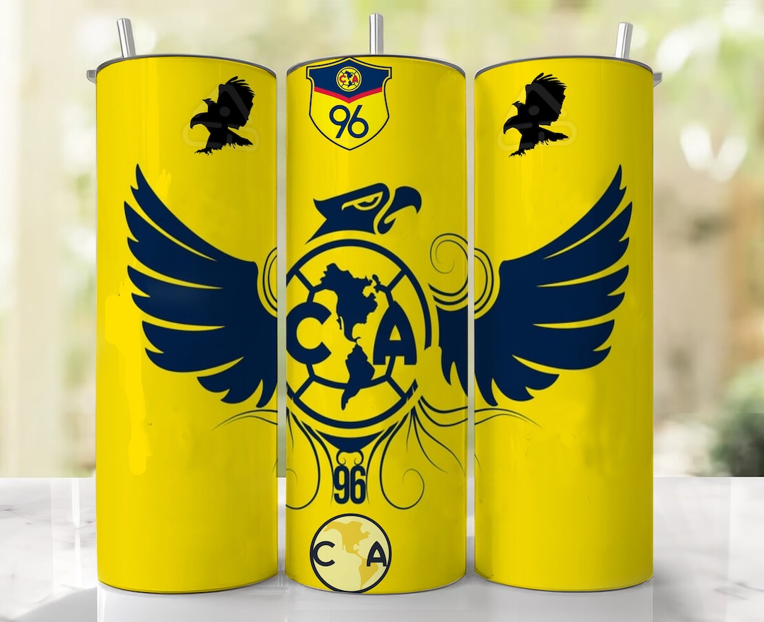 América Soccer Inspired Tumblers. Club America Template Sublimation ...