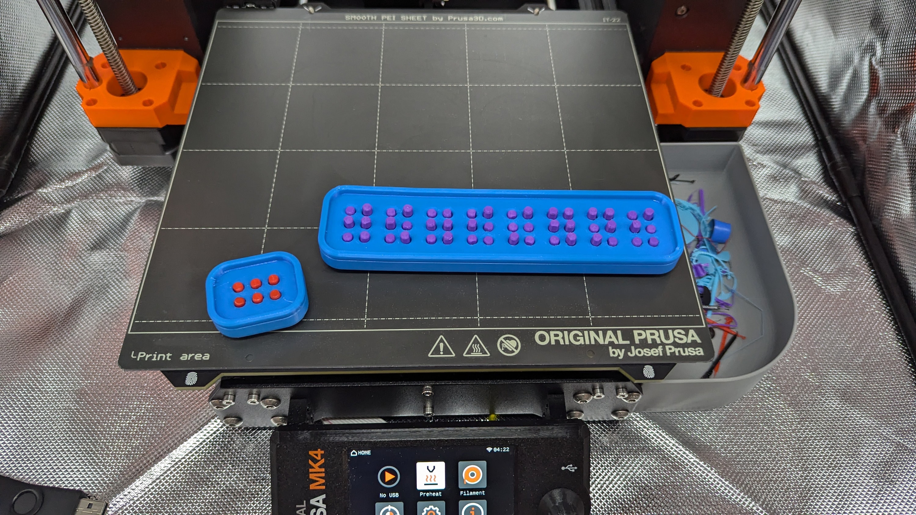 Braille Cell Practice Tool or Fidget Toy (3D Print) - by Vitalprinting ...