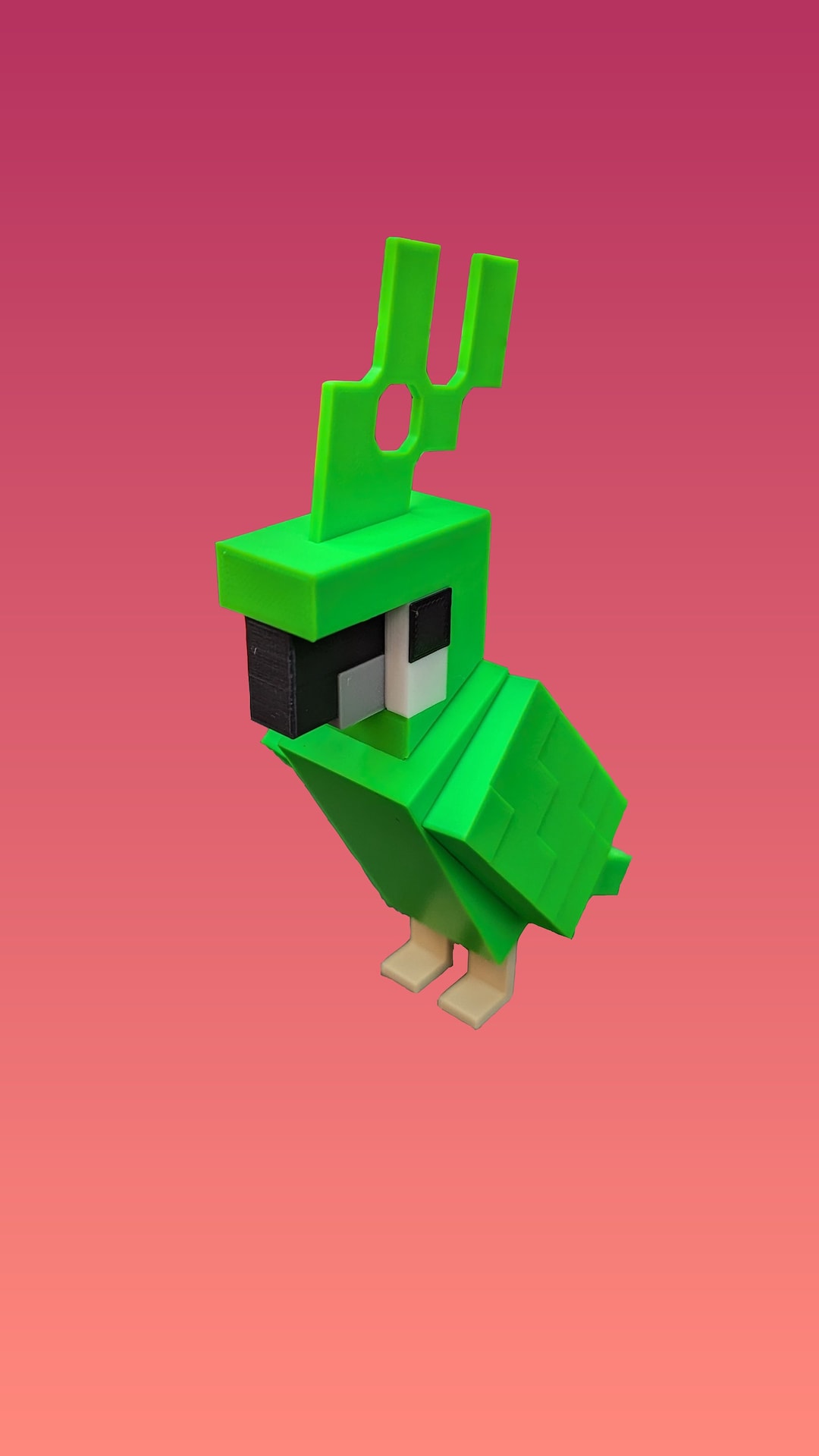 Green Parrot Inspired by Minecraft - Etsy