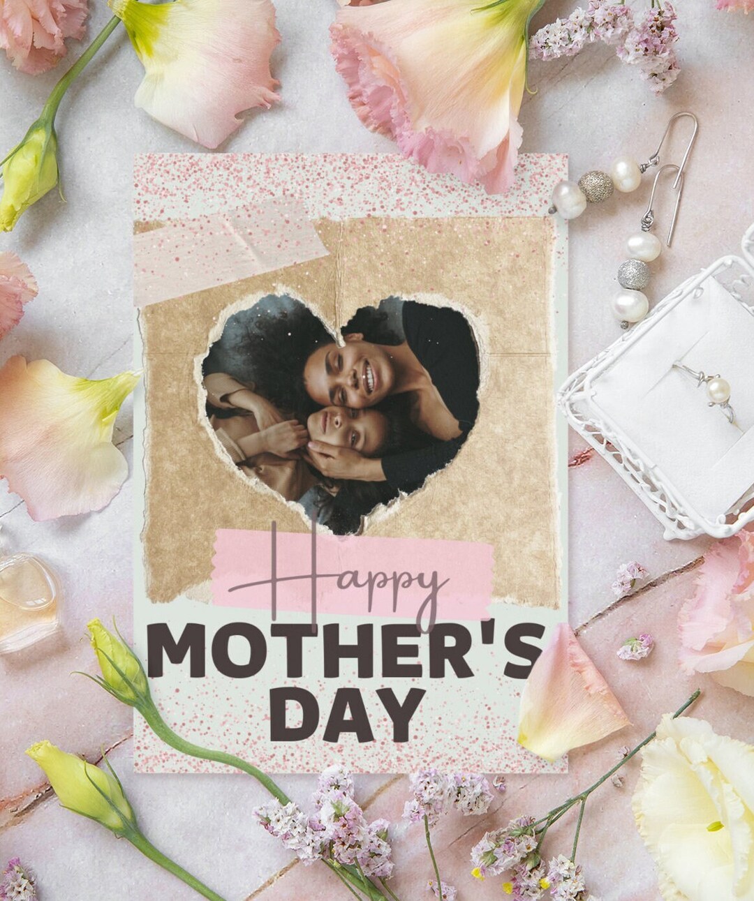 Custom Mother's Day Cards Printable Mother's Day Craft for Kids ...