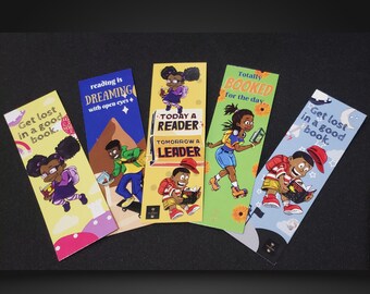 Custom Bookmarks I Black Girl Bookmarks african American Gifts Black ...