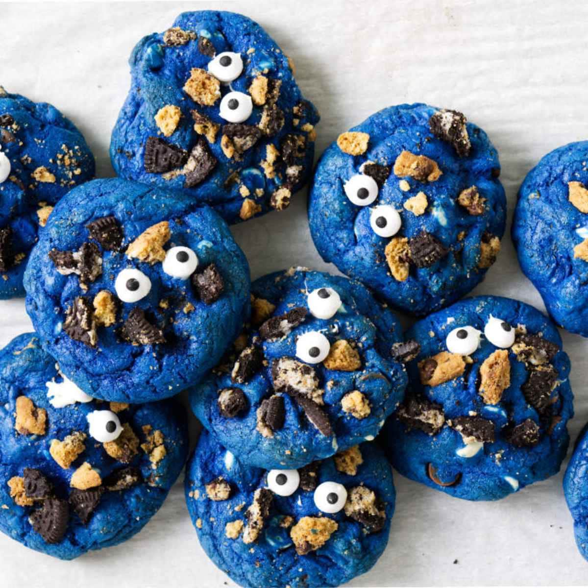 Cookie Monster Cookies Recipe PDF - Etsy