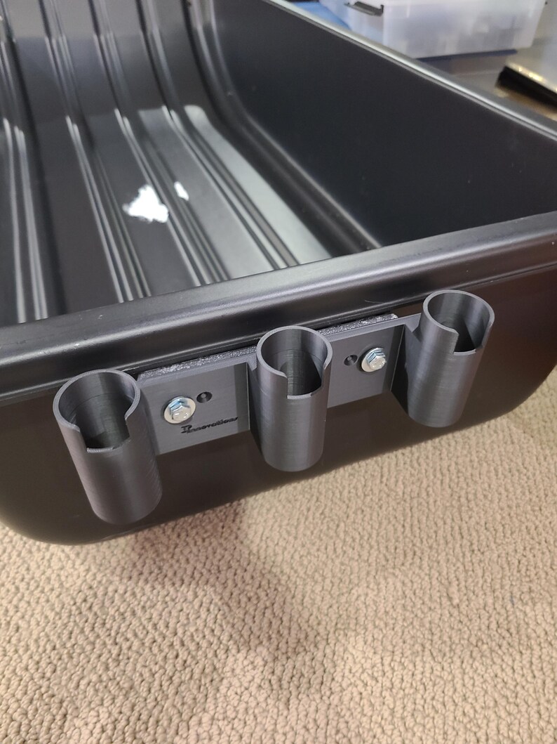 Ice Fishing 3 Rod Holder: Sled/wall Mount With Optional Tool Holder - Etsy