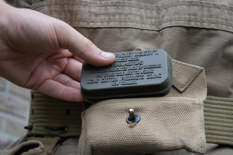 U.S. WW2 First Aid Kit OD 3D Printing Replica - Etsy UK