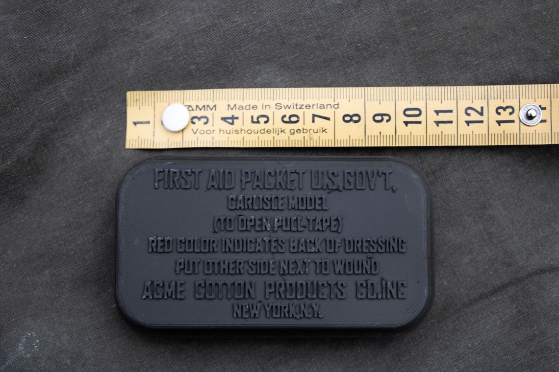 U.S. WW2 First Aid Kit OD 3D Printing Replica - Etsy Canada