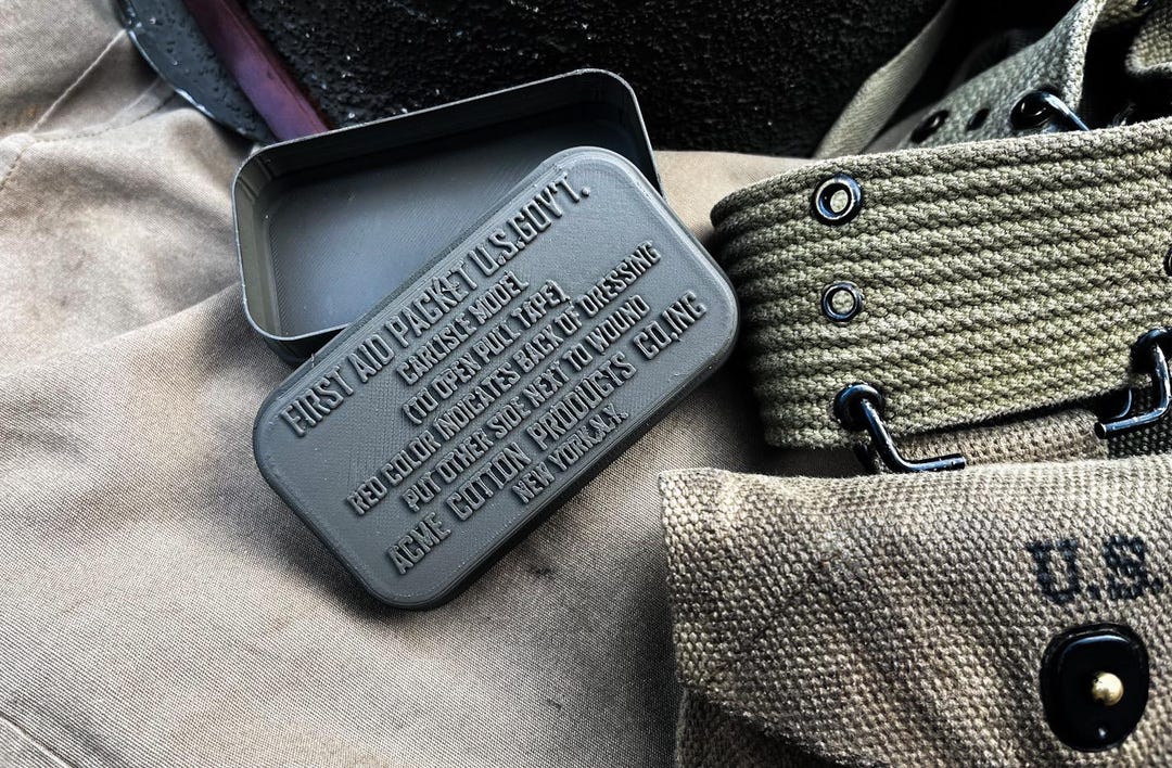 U.S. WW2 *USABLE* First Aid Kit (OD) - 3D Print Replica - NEW - Etsy