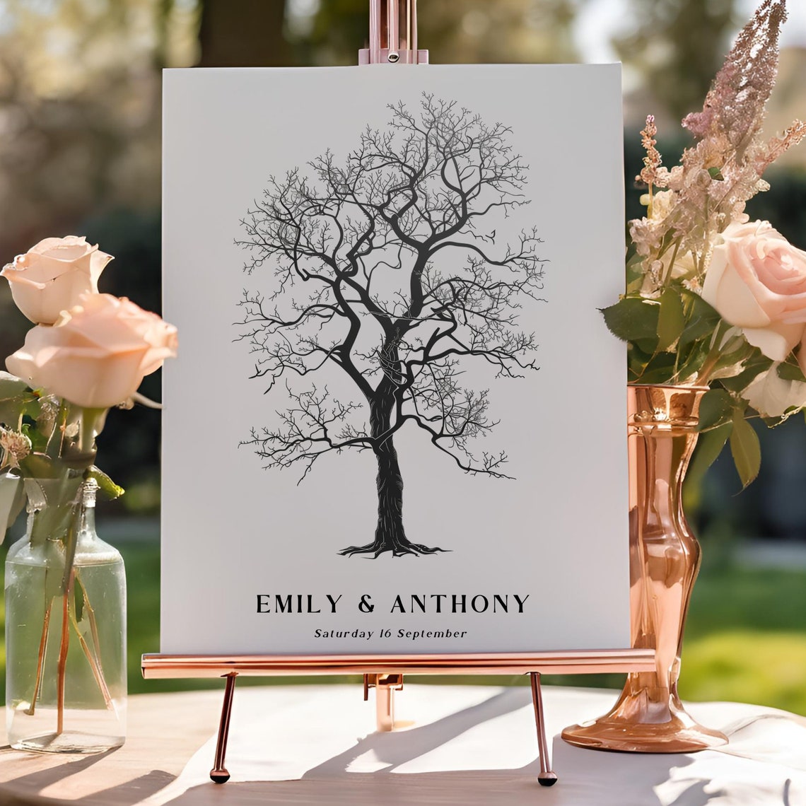 SIGN Our THUMB PRINT Guestbook Template, Wedding Signing Book ...