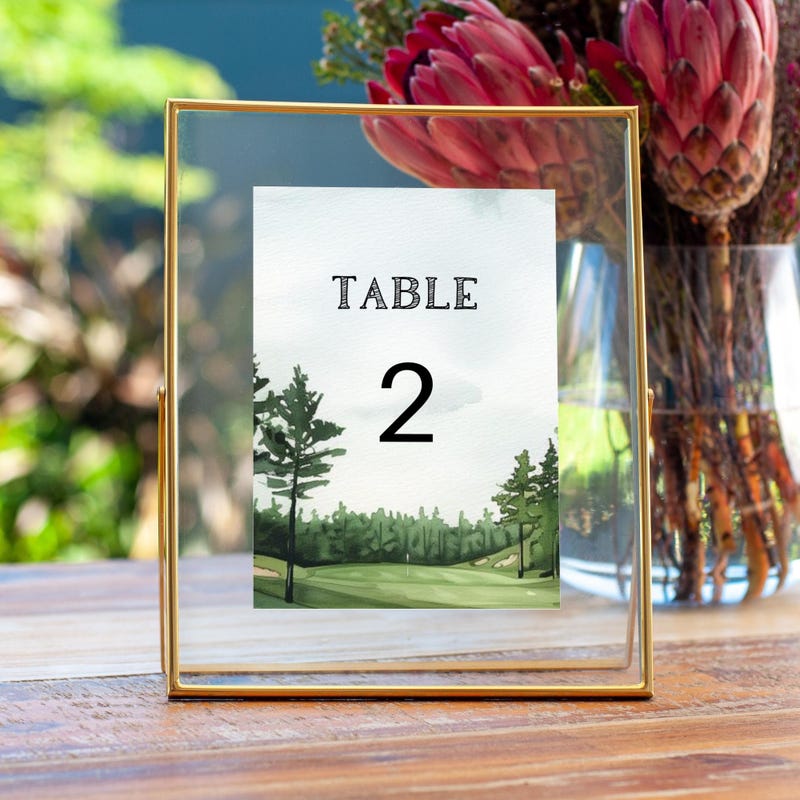 Golf Table Numbers - Etsy