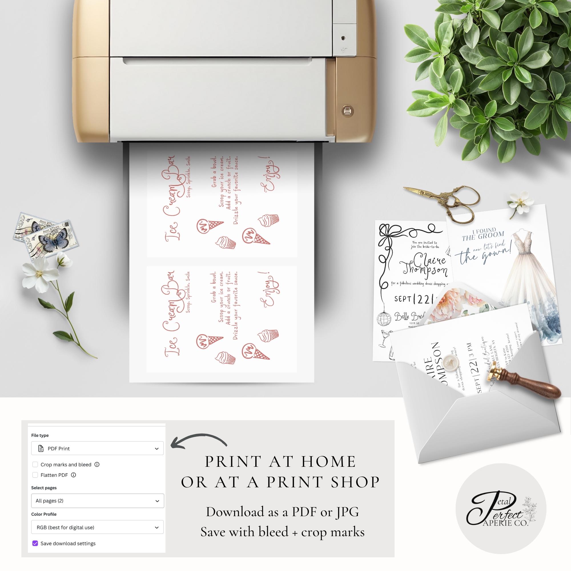 Minimal Midnight Munchies Sign Template Canva | Modern Wedding Snack ...