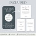 Minimalistic Wedding Seed Packet Favor Sign & Labels | Floral Seed ...