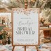 BOHO Burnt ORANGE WILDFLOWERS Bridal Shower Welcome Sign, Reception ...