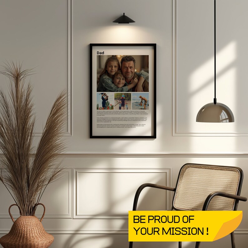 Dad Print, Dad Poster, Father Wall Art, Father Decor, Father Gift ...