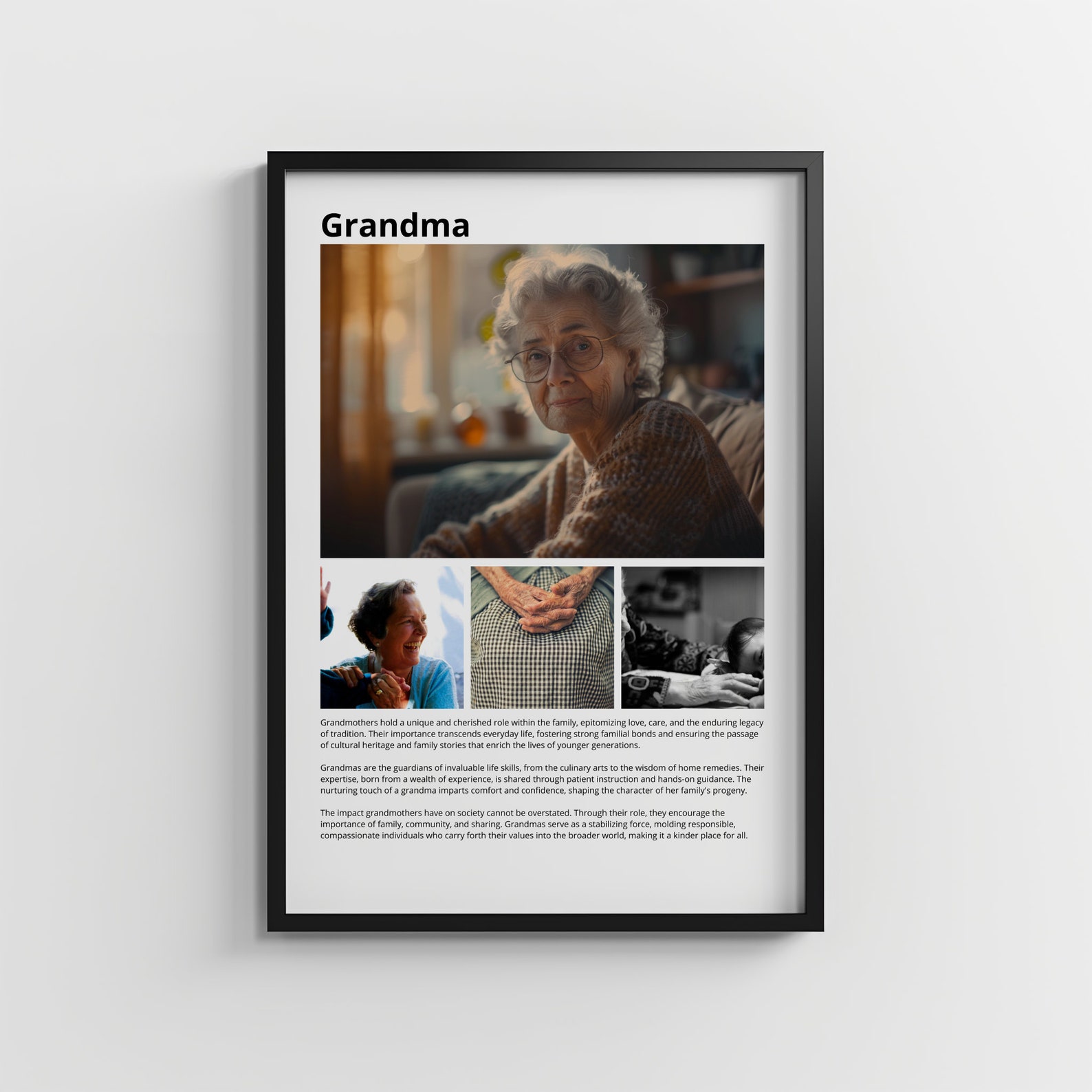 Grandma Print, Grandma Poster, Grandmother Art, Grandmother Decor ...