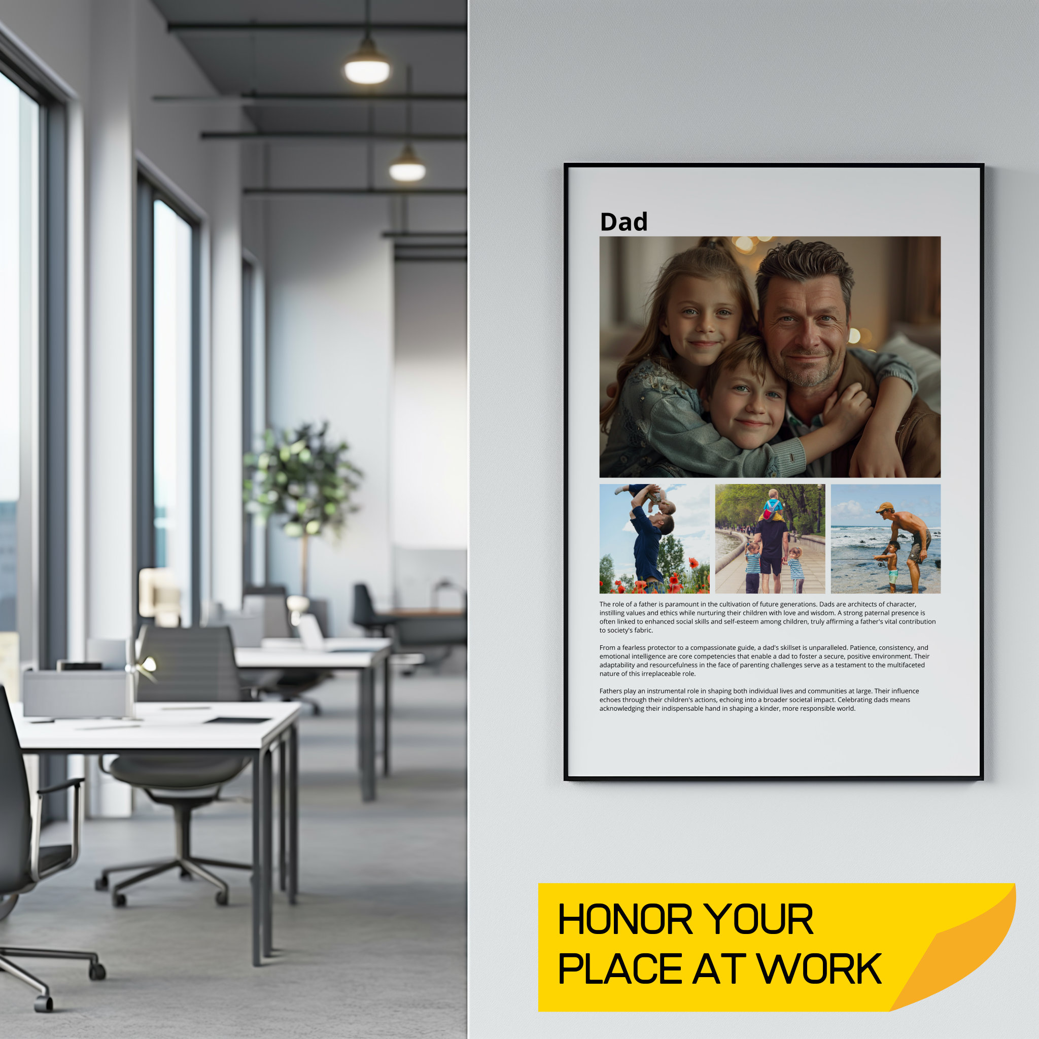 Dad Print, Dad Poster, Father Wall Art, Father Decor, Father Gift ...