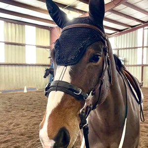 Custom Horse Ear Bonnet - Fly Bonnet, Fly Veil - Design Your Own - Etsy