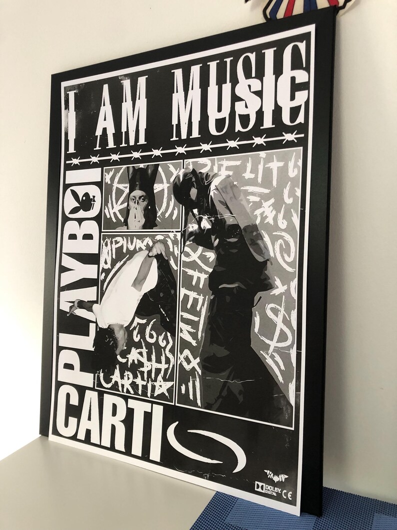 Playboi Carti "i AM Music" Digital Poster – Opium Label Aesthetic Wall ...
