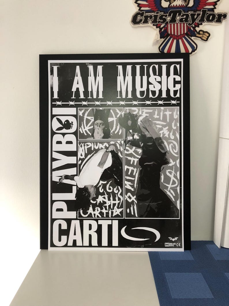 Playboi Carti "i AM Music" Digital Poster – Opium Label Aesthetic Wall ...