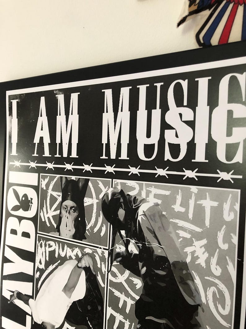 Playboi Carti "i AM Music" Digital Poster – Opium Label Aesthetic Wall ...