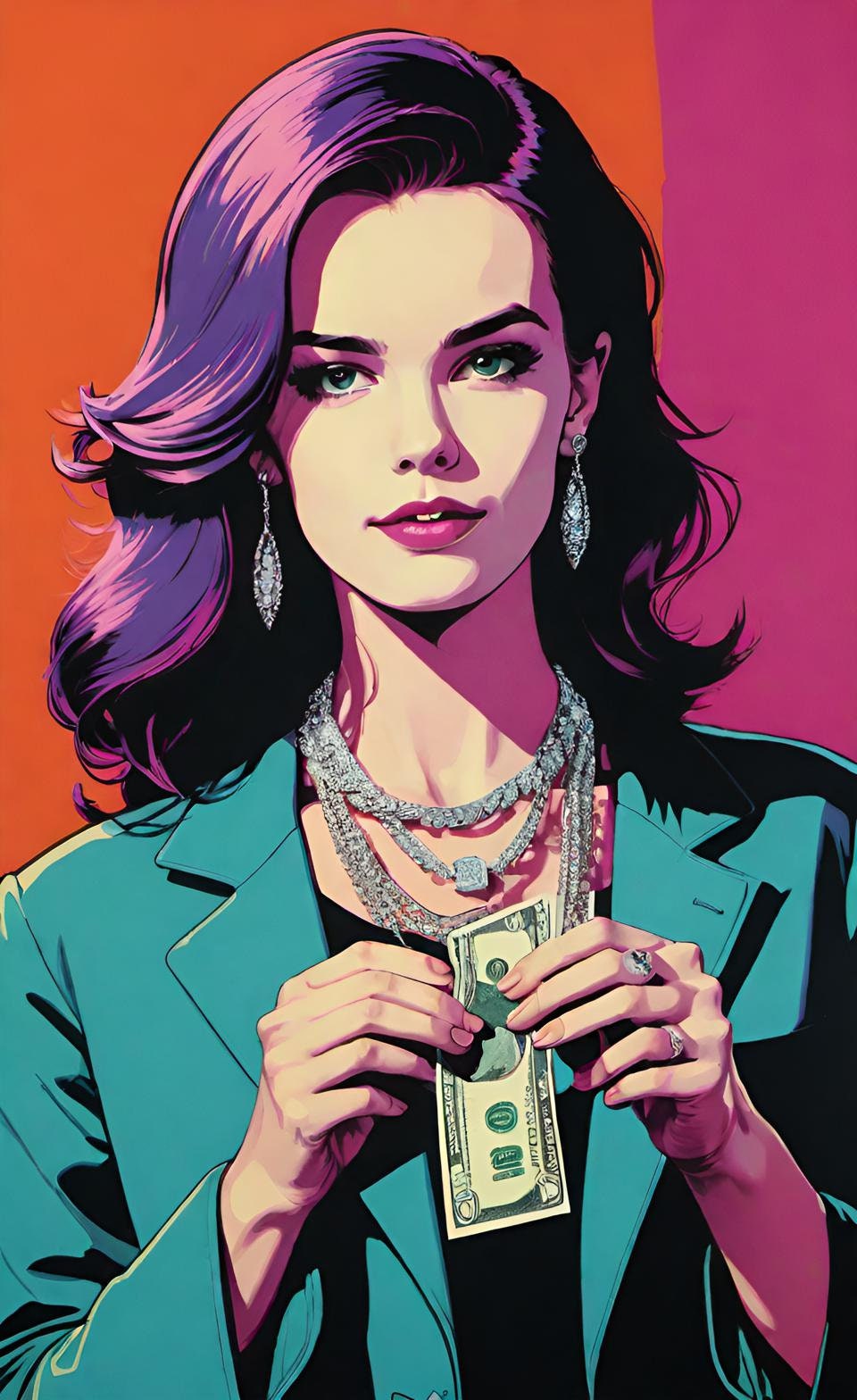 Lady Poster Etsy