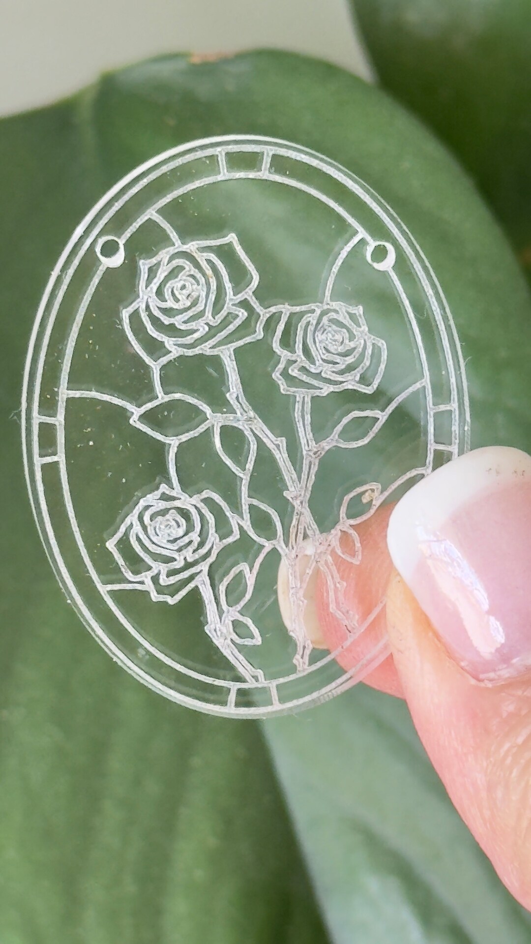 Miniature Stained Glass Look Acrylic Suncatcher Window - Etsy