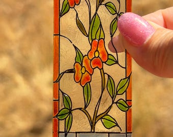 Miniature Stained Glass Look Acrylic Suncatcher Window - Etsy