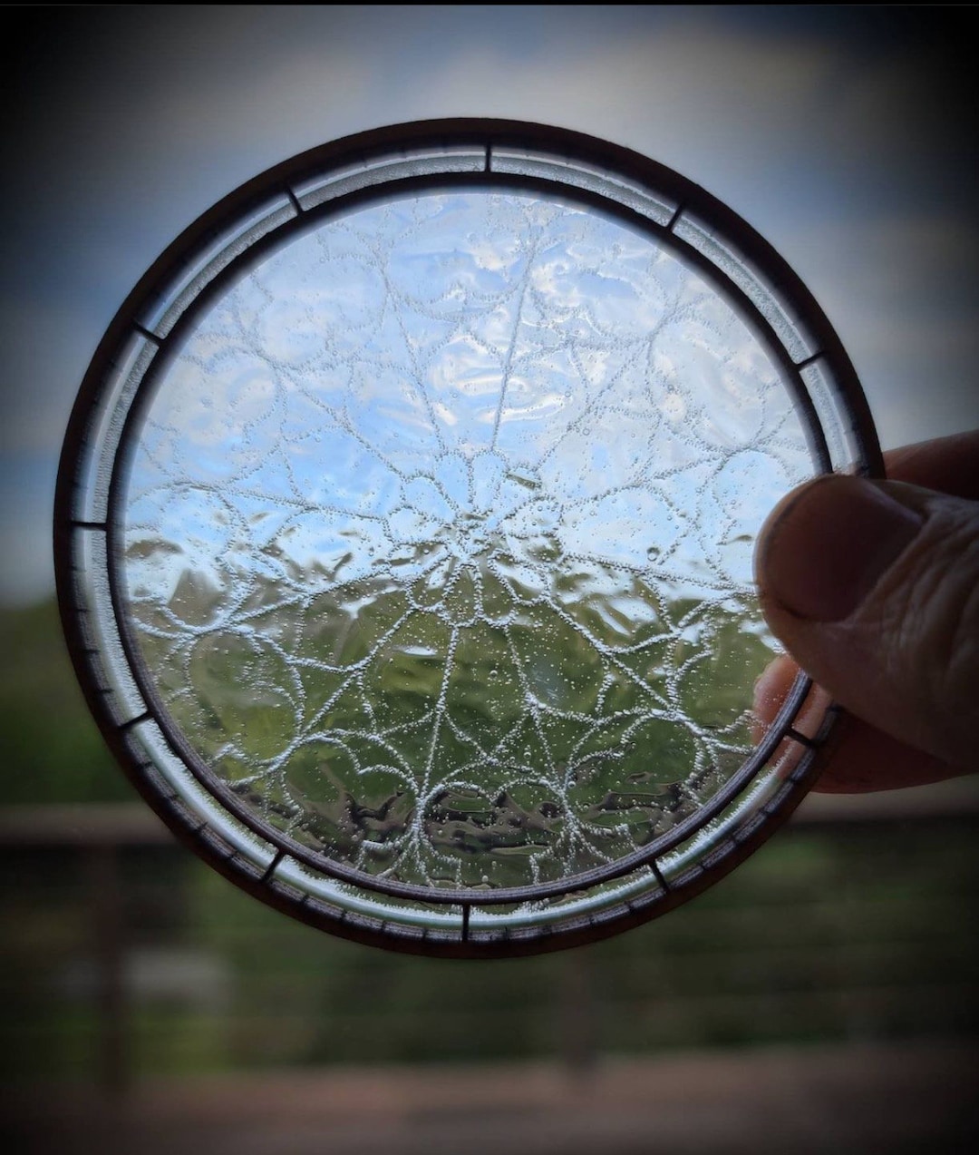 Miniature Stained Glass Look Acrylic Obscure Suncatcher Window - Etsy