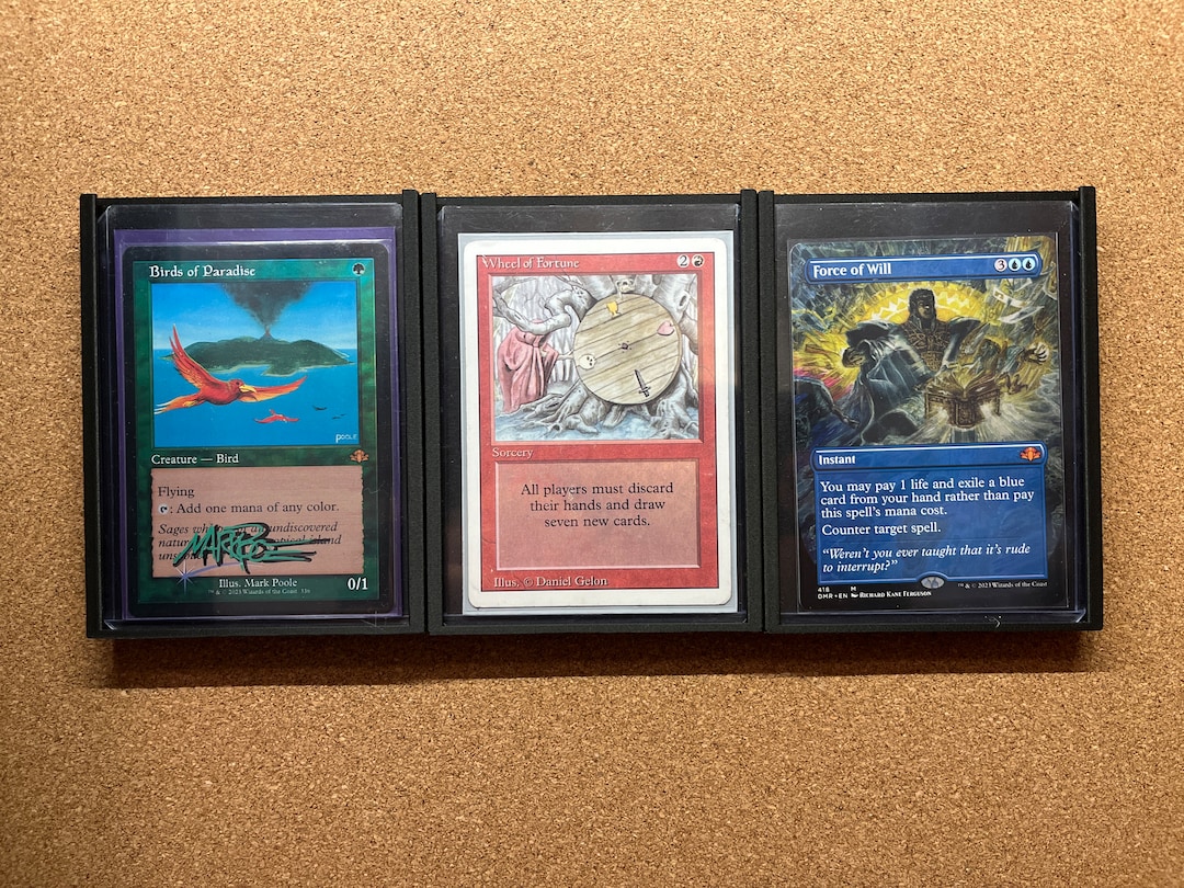 3d Printed Toploader Display - Etsy