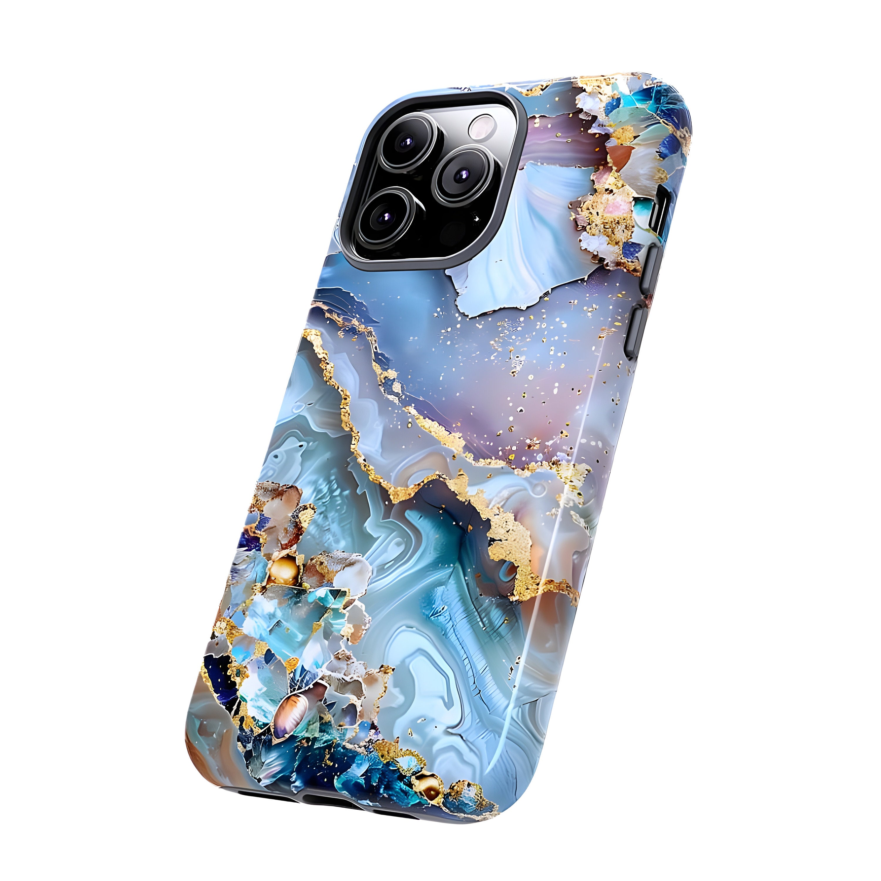 Mother of Pearl Opal and Gold Phone Case Tough Phone Casing iPhone 11 ...