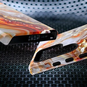 Amber Precious Stone Opal and Gold Phone Case Tough Phone Casing iPhone ...